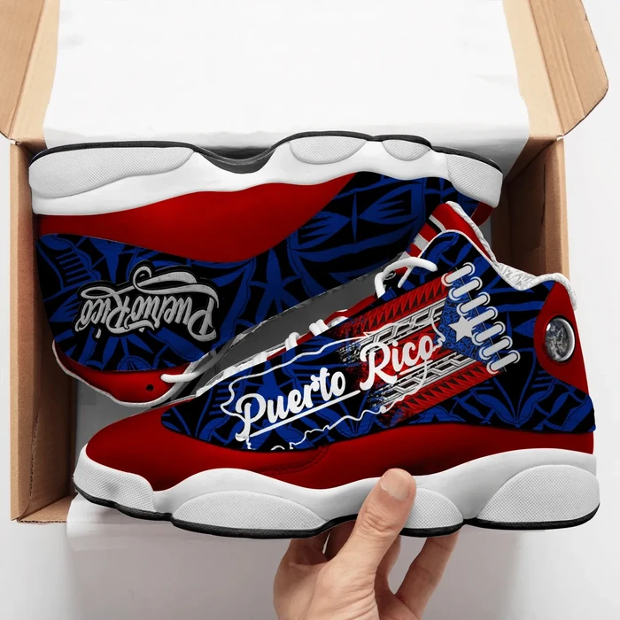 Puerto Rico Cool Sneakers Air Jordan 13 Shoes - Teehall - Live Creatively