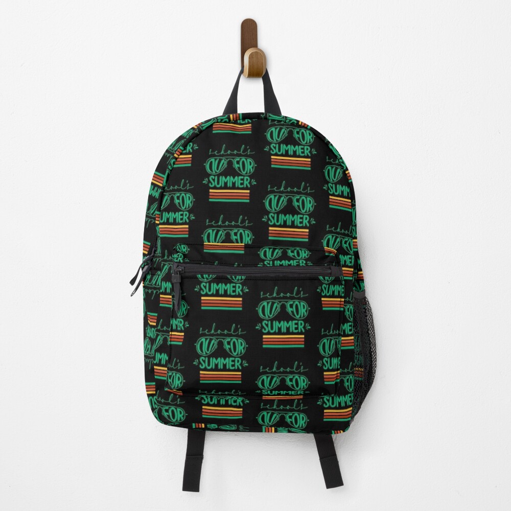 Cute Retro Last Day Of School Schools Out For Summer Teacher Backpack ...